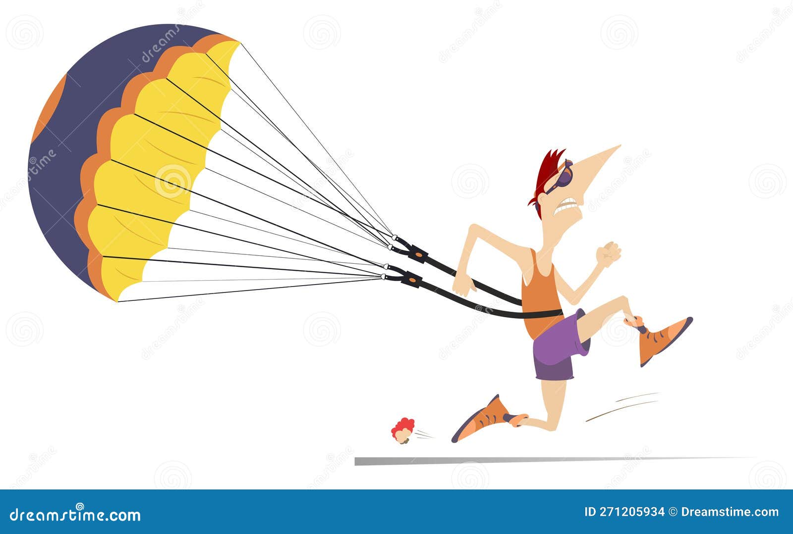 Hard training runner stock vector. Illustration of sketch - 271205934