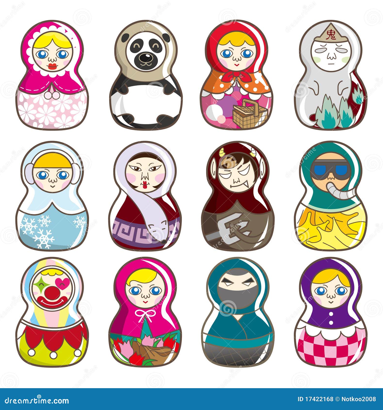 Cartoon Russian Stickers | CartoonDealer.com #24585593