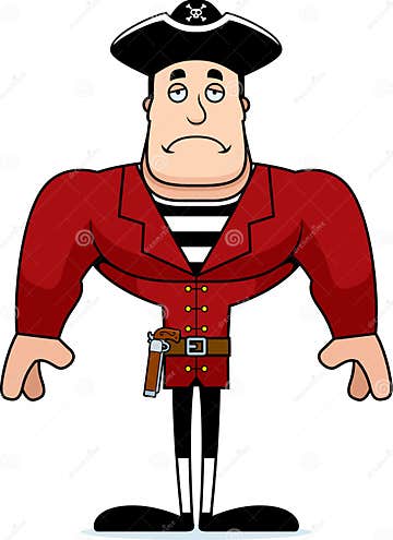 Cartoon Sad Pirate stock vector. Illustration of cartoon - 116223710