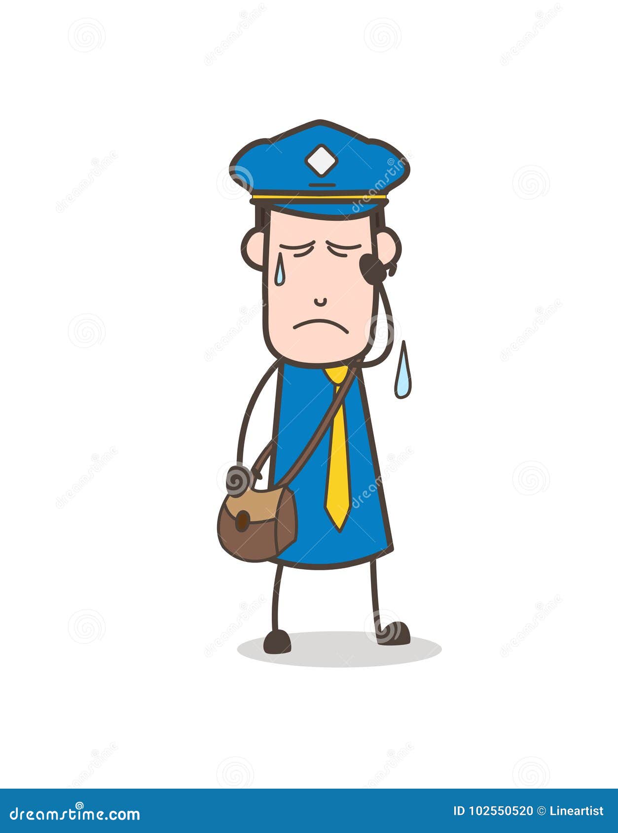 Simple Mailman Cartoon