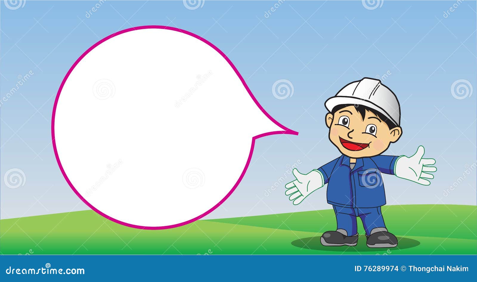 Cartoon safety stock illustration. Illustration of background - 76289974