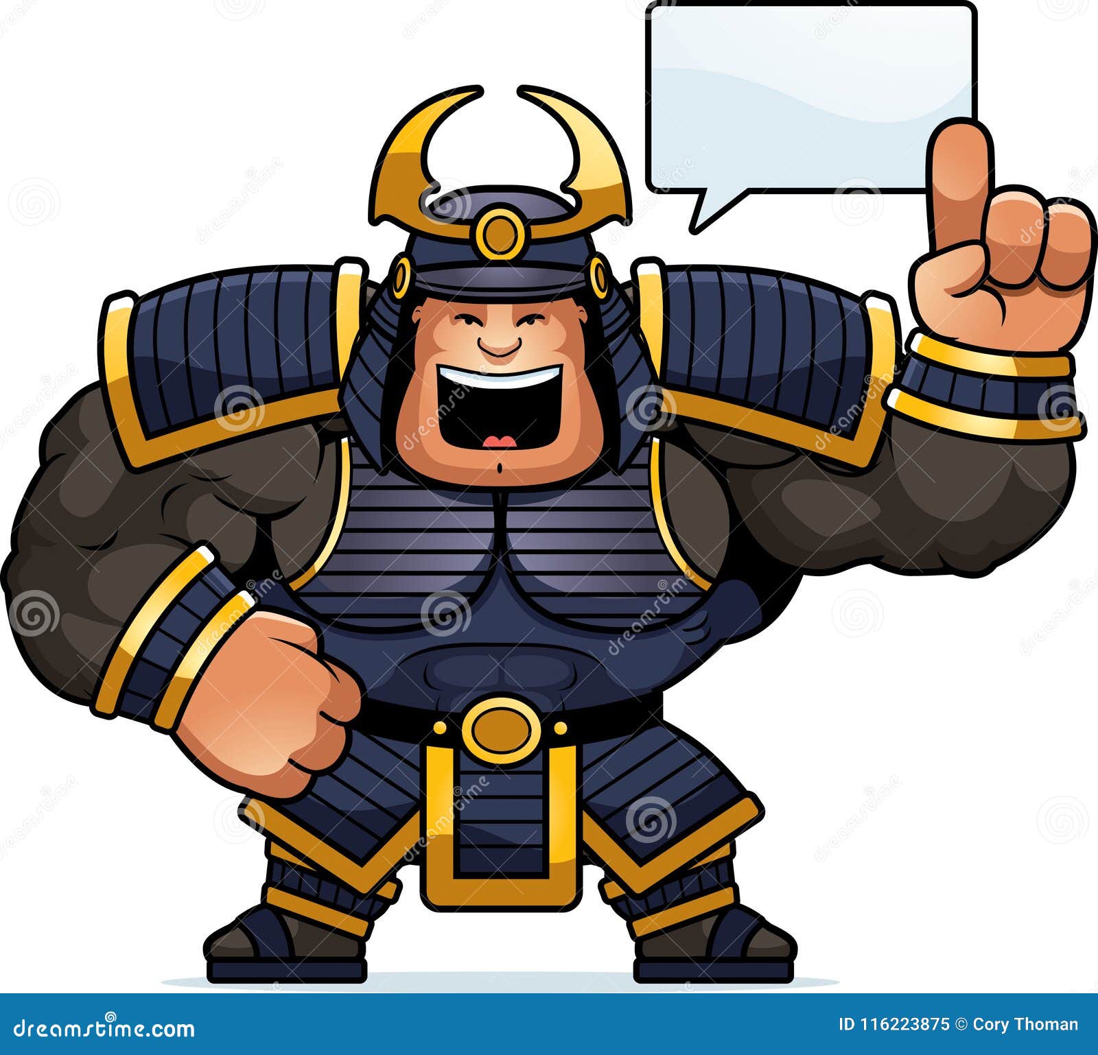 Cartoon Samurai Talking stock vector. Illustration of people - 116223875