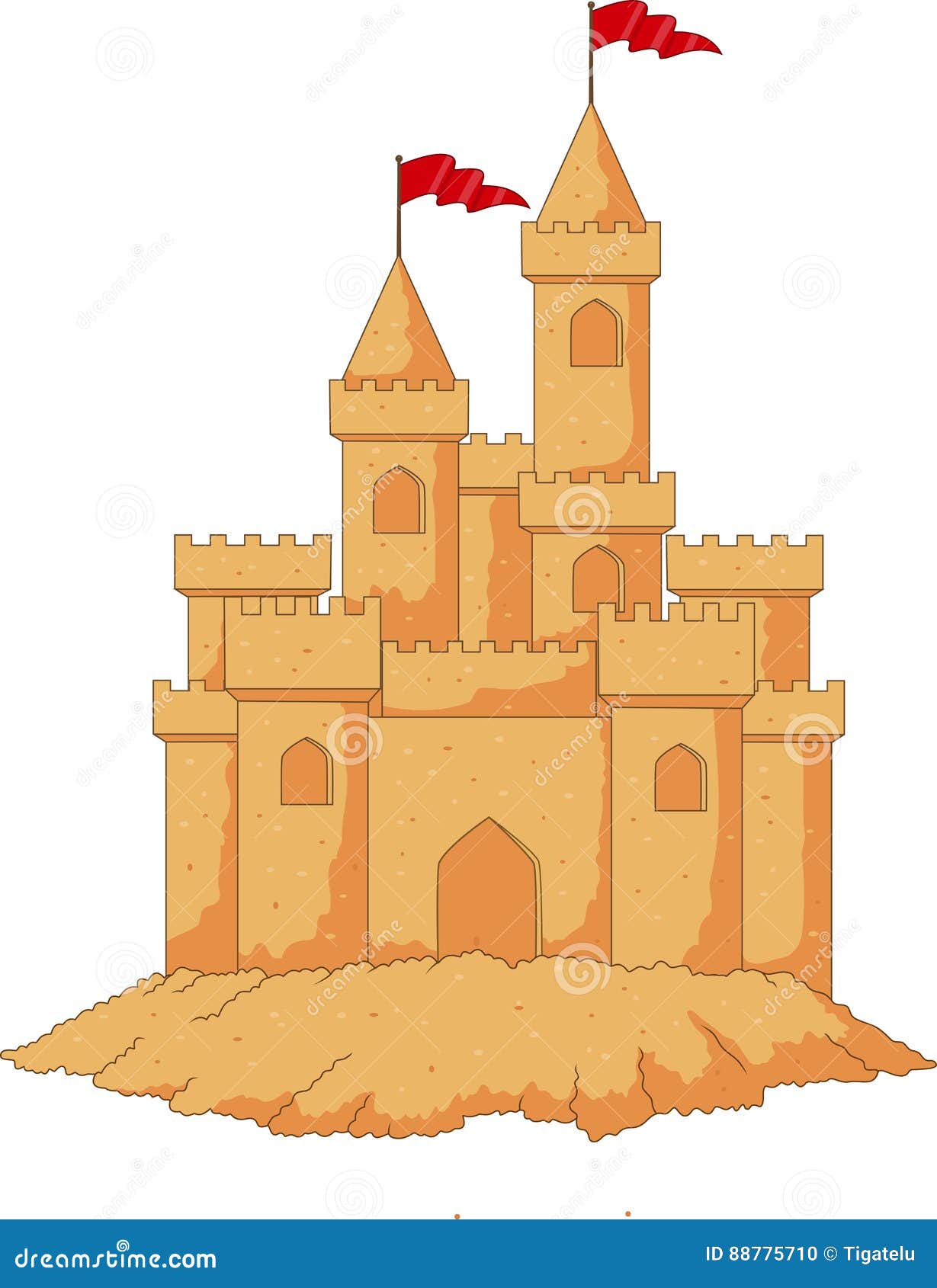Animated Sand Castle