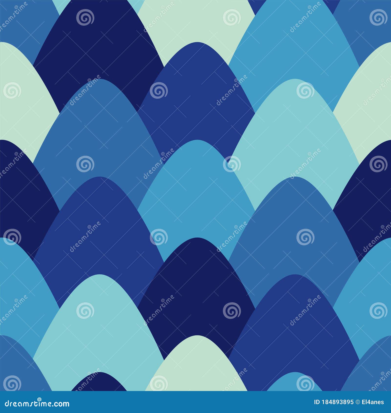 Cartoon scales pattern stock vector. Illustration of wallpaper - 184893895