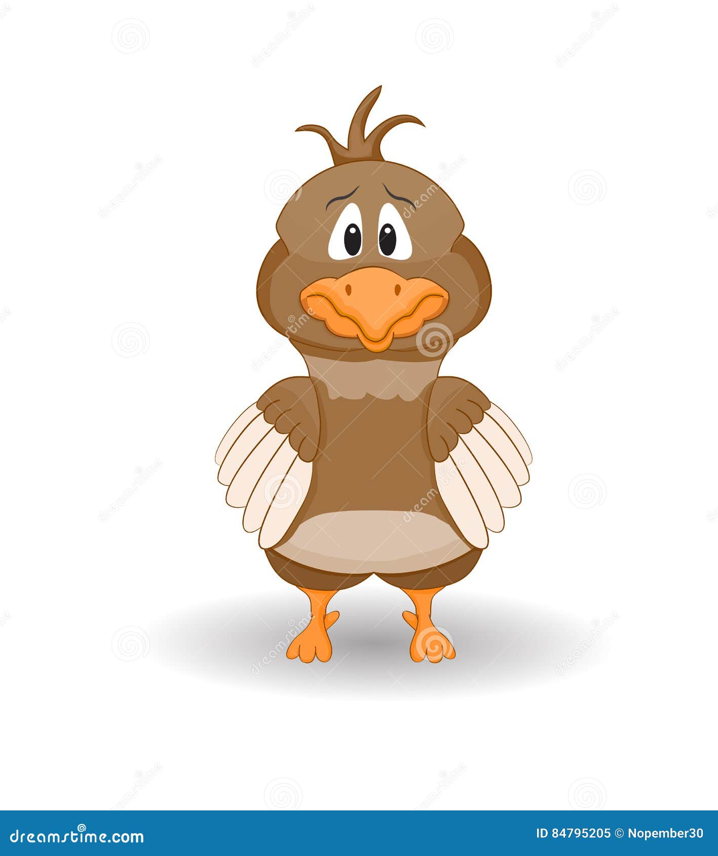 Scared Chicken Cartoon Vector | CartoonDealer.com #33128555