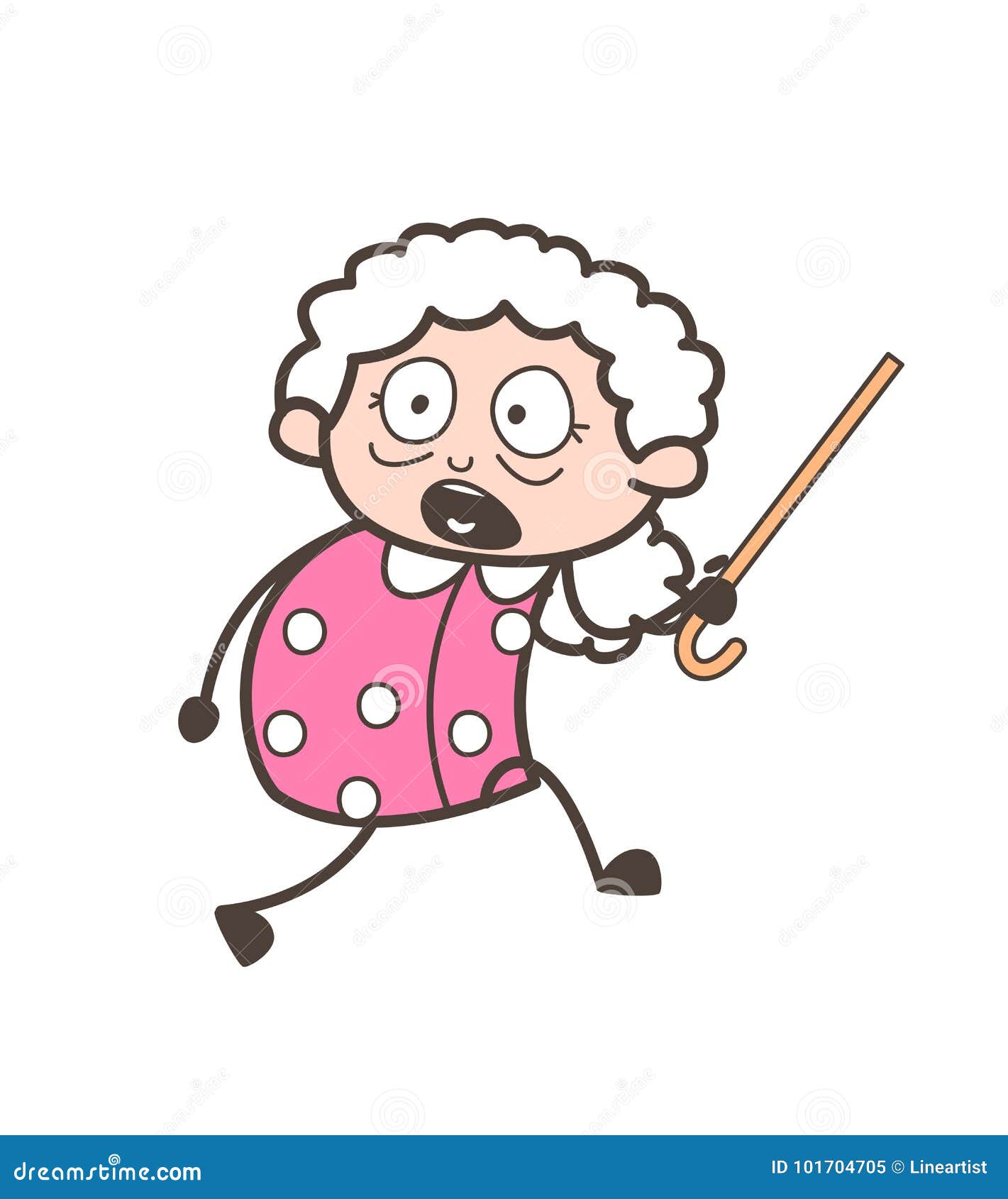 Grandmother OMG Scared Face Avatar. Face Grandma Oh My God Emoji ...