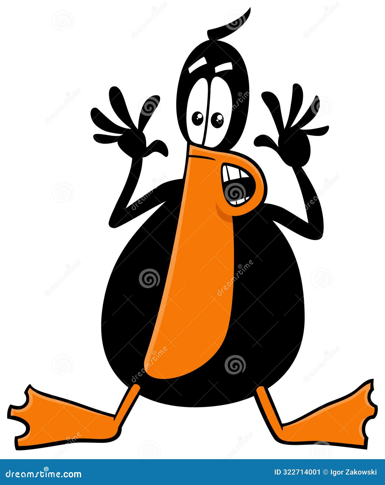 Surprised Black Woman With Open Mouth Cartoon Vector Cartoondealer