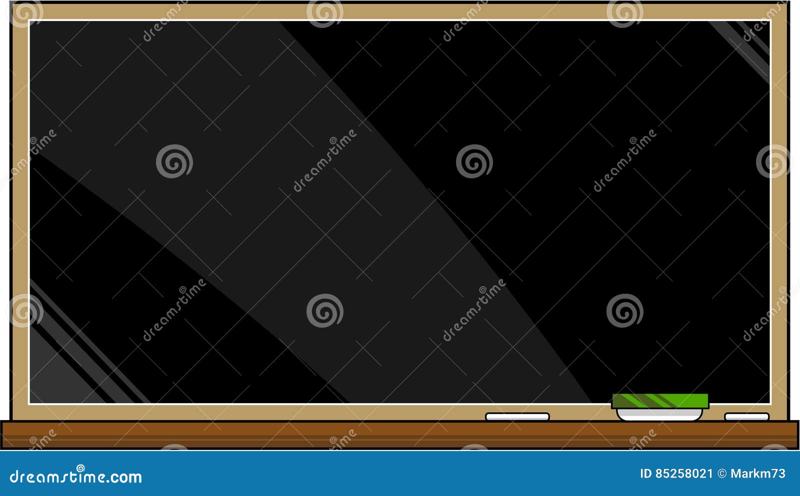 Cartoon School Blackboard stock vector. Illustration of chalk - 85258021