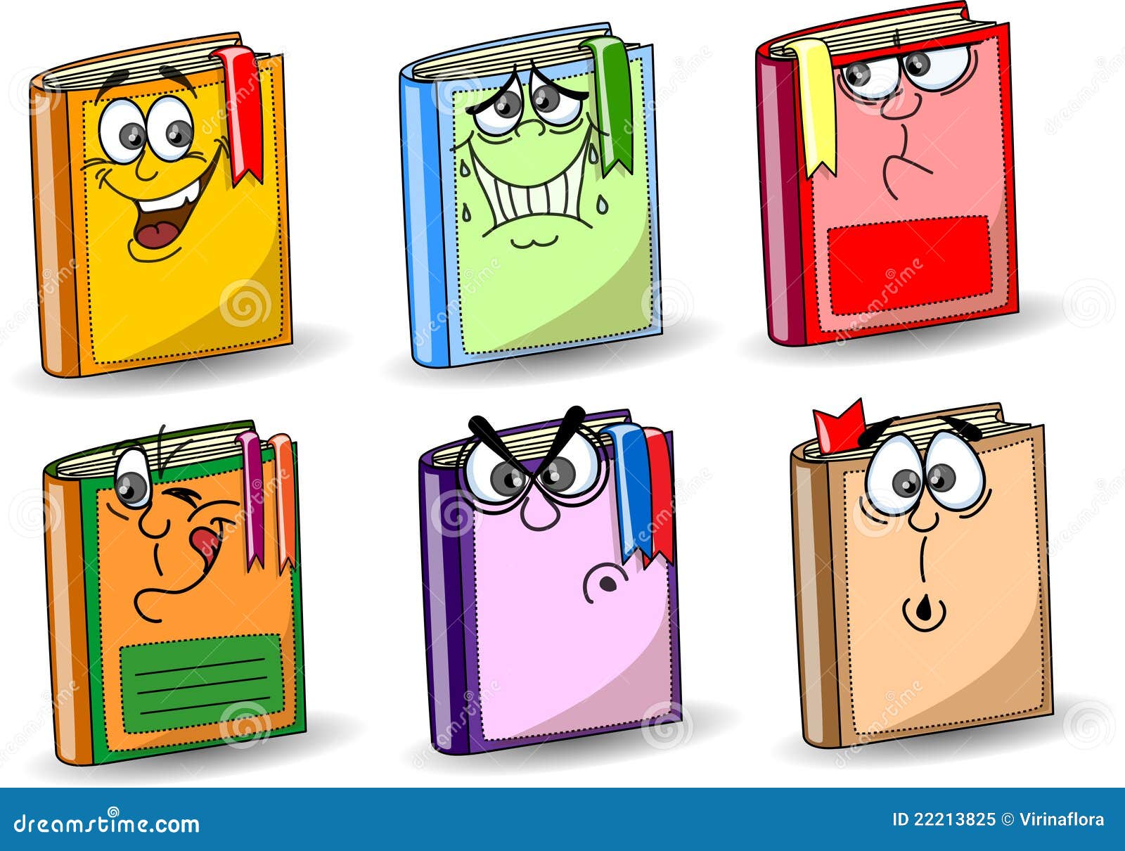 Cartoon School Books, Vector Stock Vector - Illustration of school ...