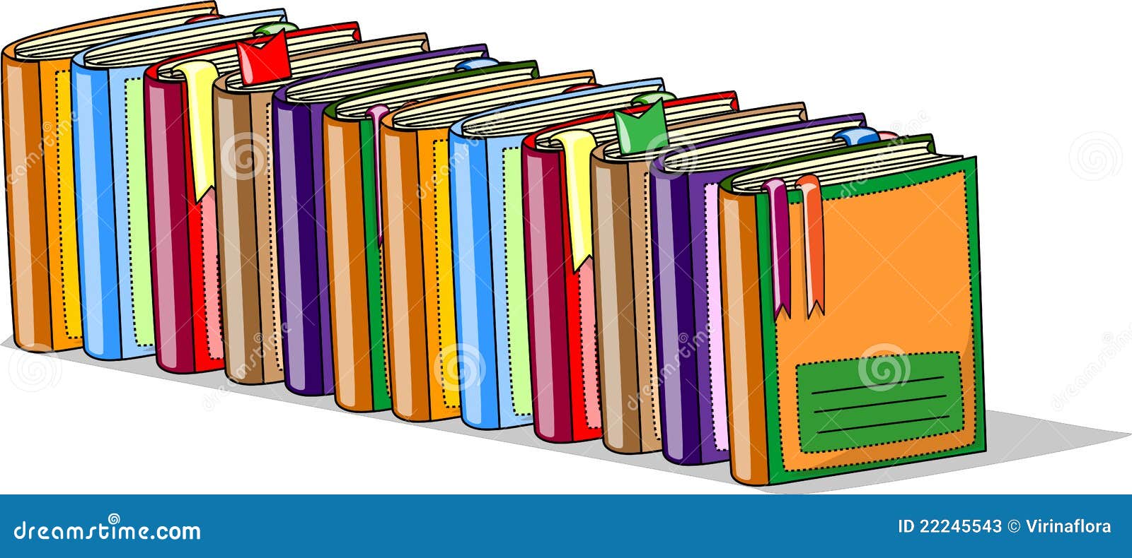 Cartoon School Books, Vector Stock Vector - Image: 22245543
