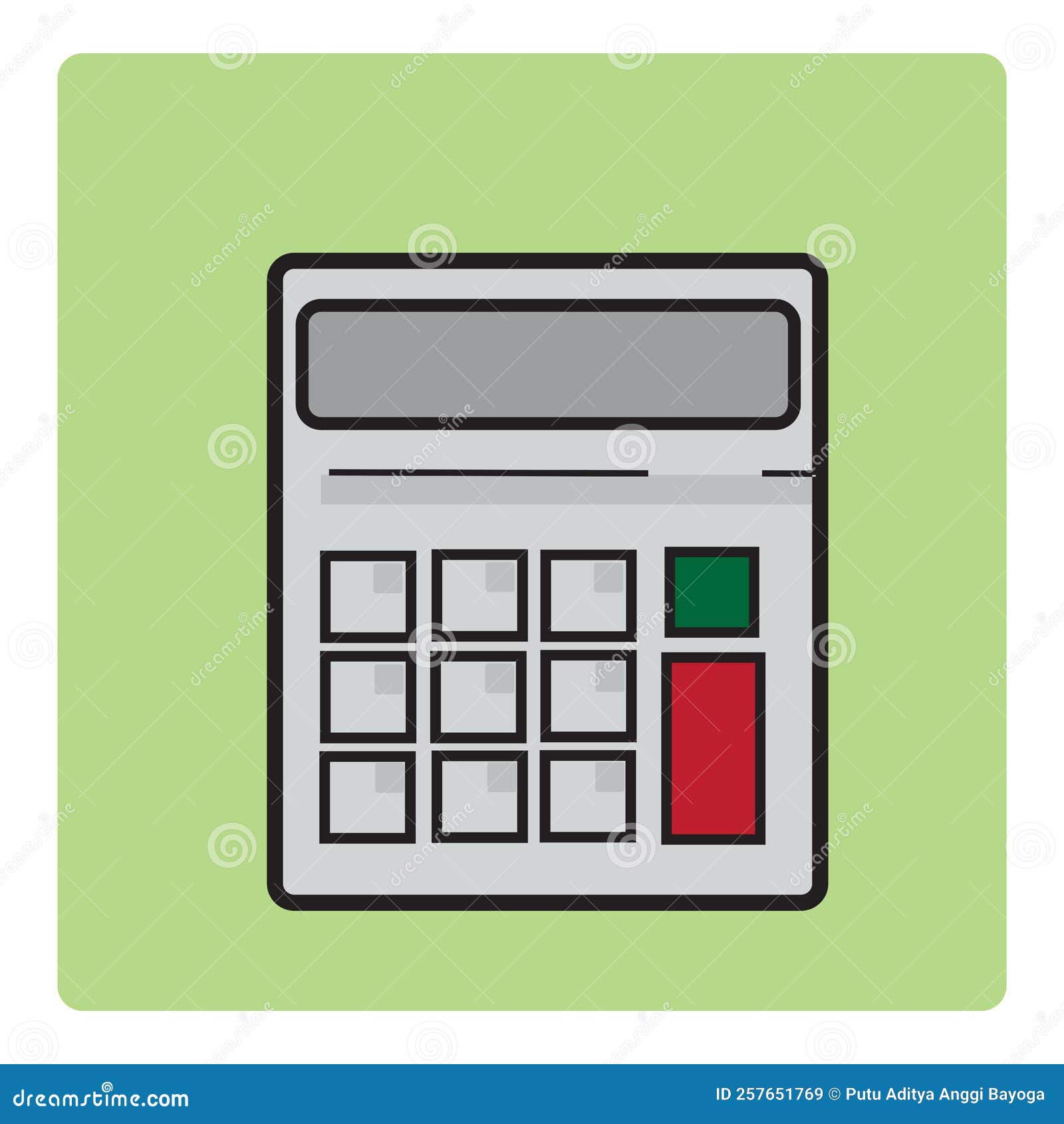 Cartoon calculator stock vector. Illustration of cartoon - 257651769