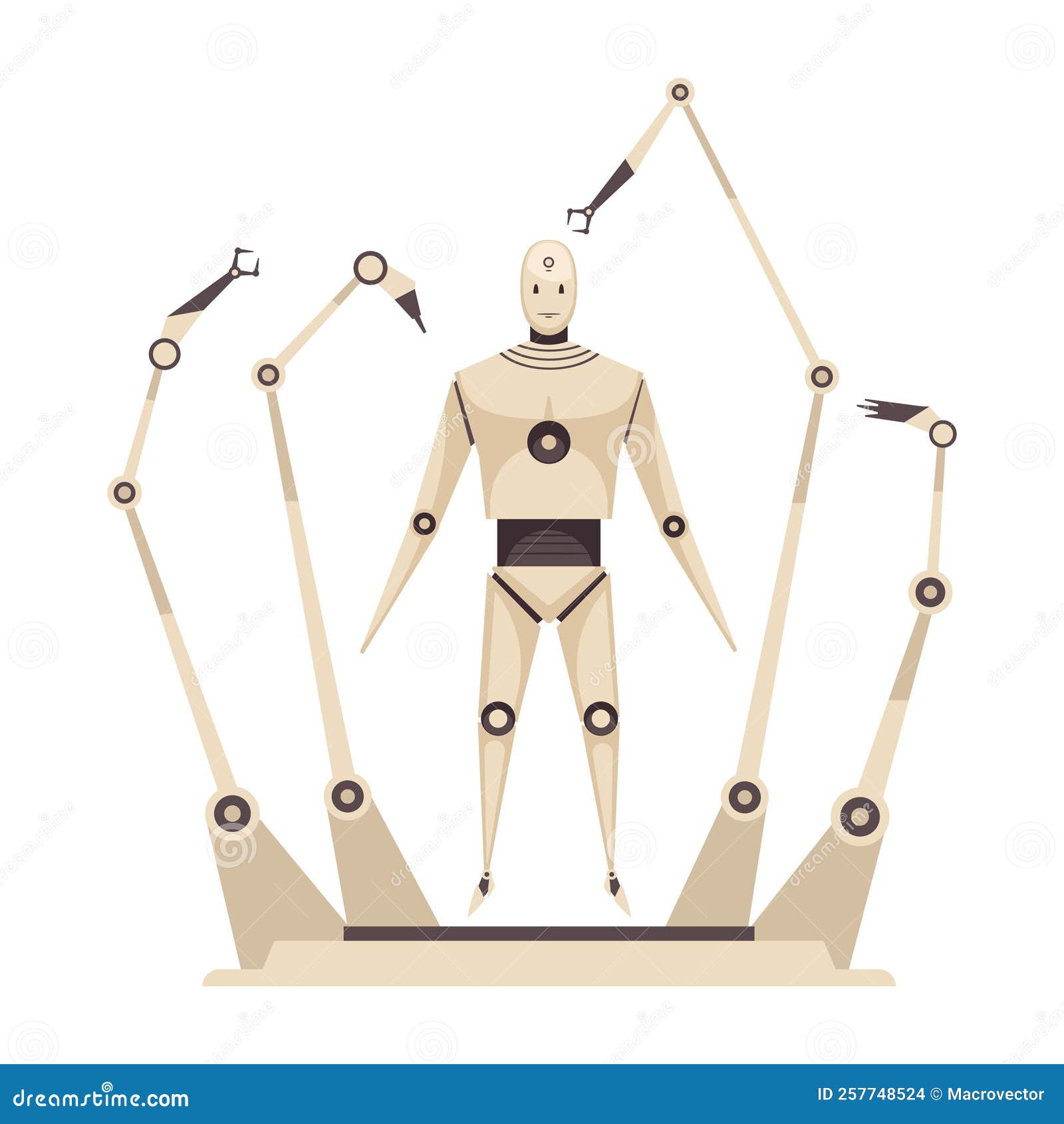 Cartoon Scientific Laboratory Stock Illustration - Illustration of ...