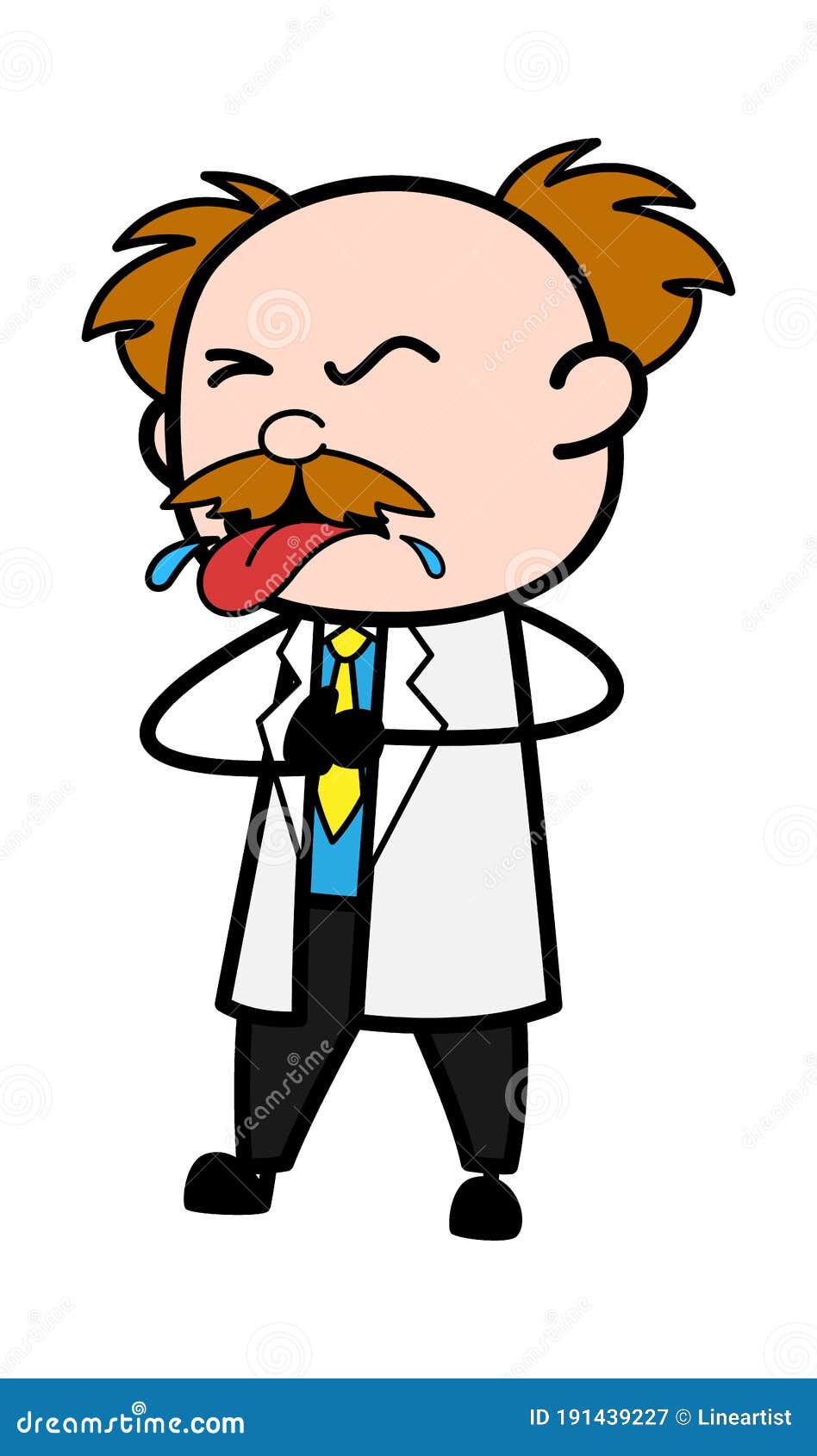 Cartoon Boy Choking Stock Photo | CartoonDealer.com #191437908