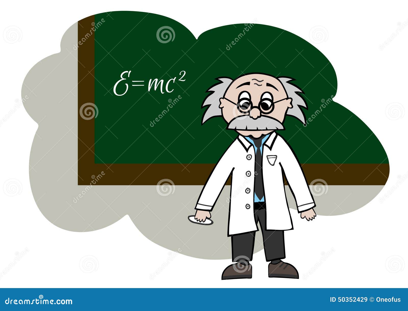 Cartoon scientist stock vector. Illustration of education - 50352429