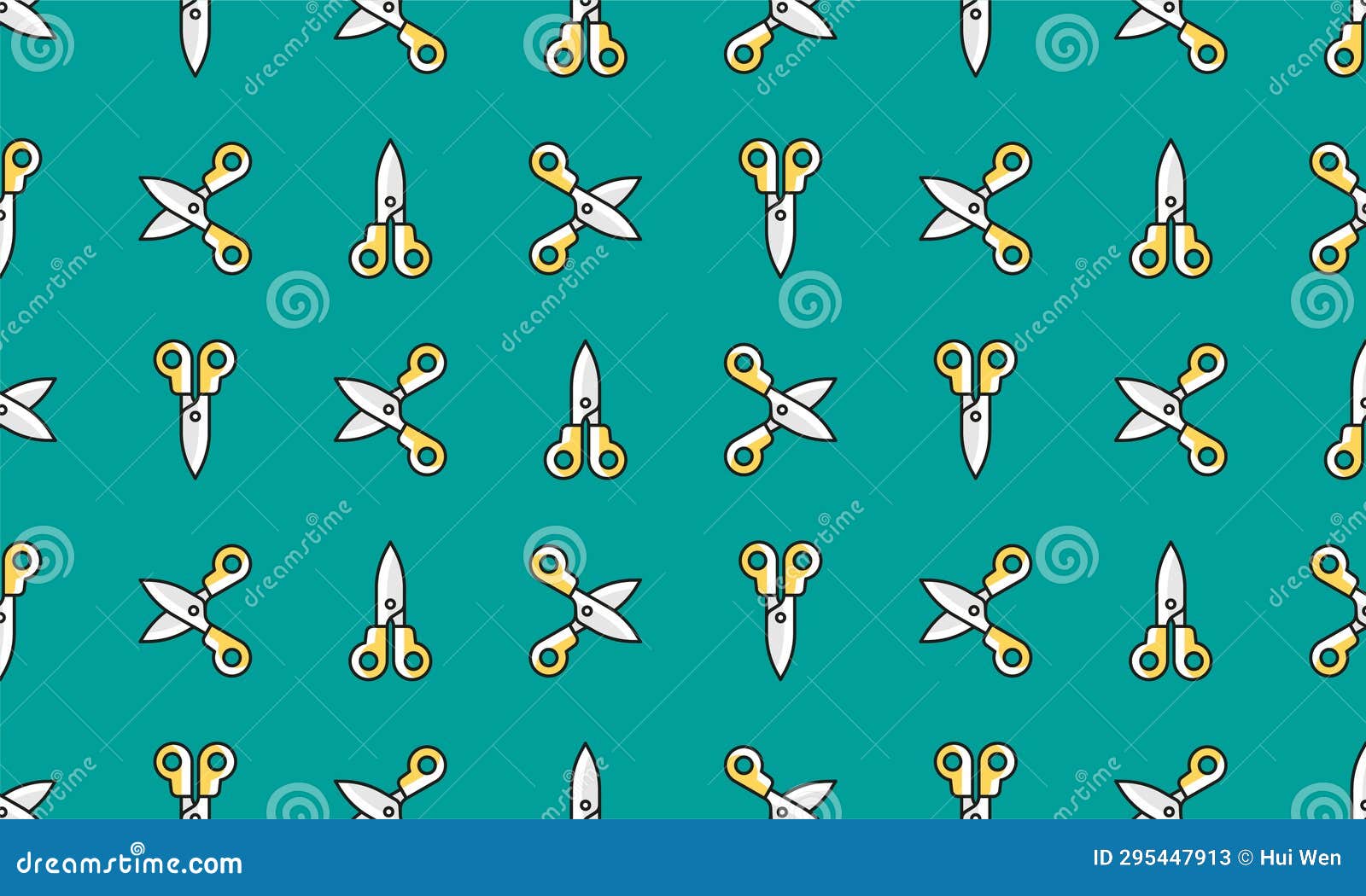 Cartoon Scissor Isolated On White Background, Vector Illustration ...