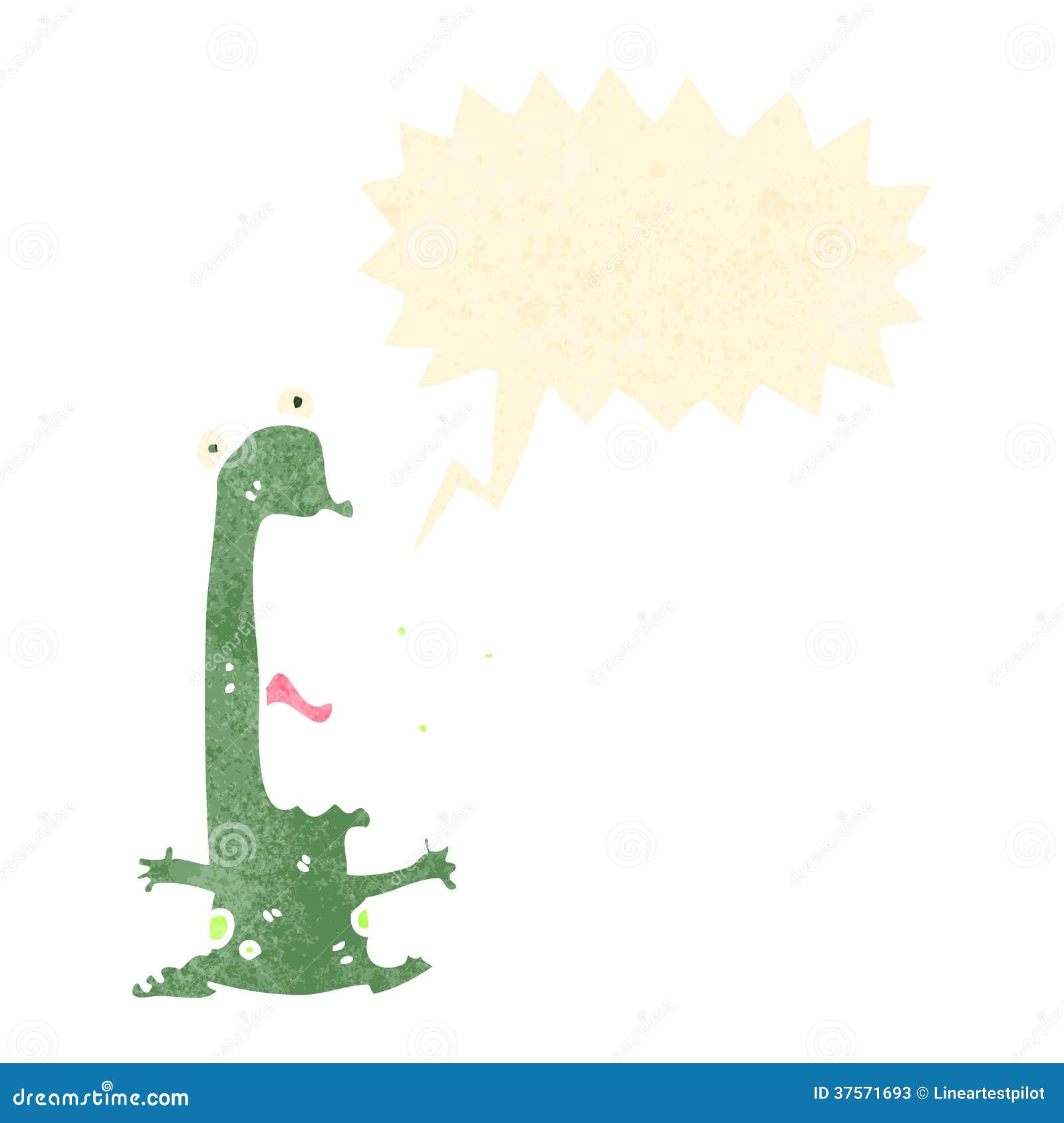 Cartoon screaming frog stock vector. Illustration of traditional - 37571693