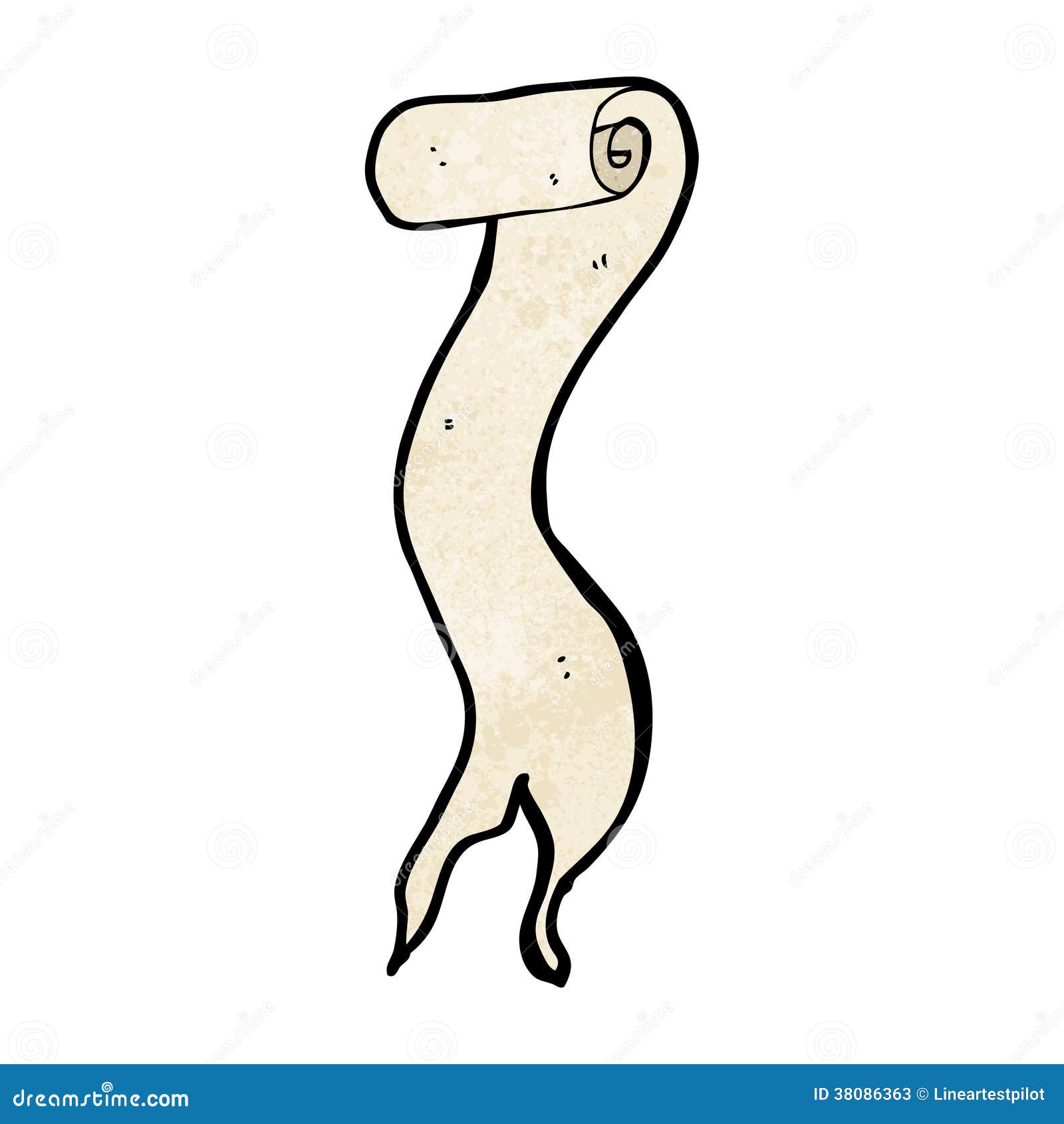 Cartoon scroll banner stock vector. Illustration of scroll - 38086363