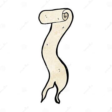 Cartoon scroll banner stock vector. Illustration of scroll - 38086363
