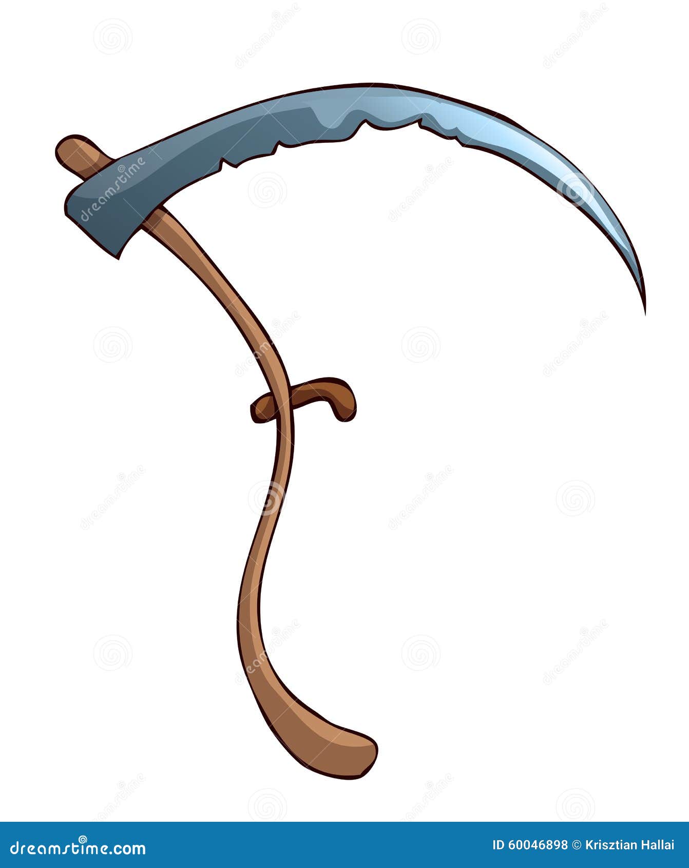 Cartoon Boy With Scythe Stock Image | CartoonDealer.com #29623771