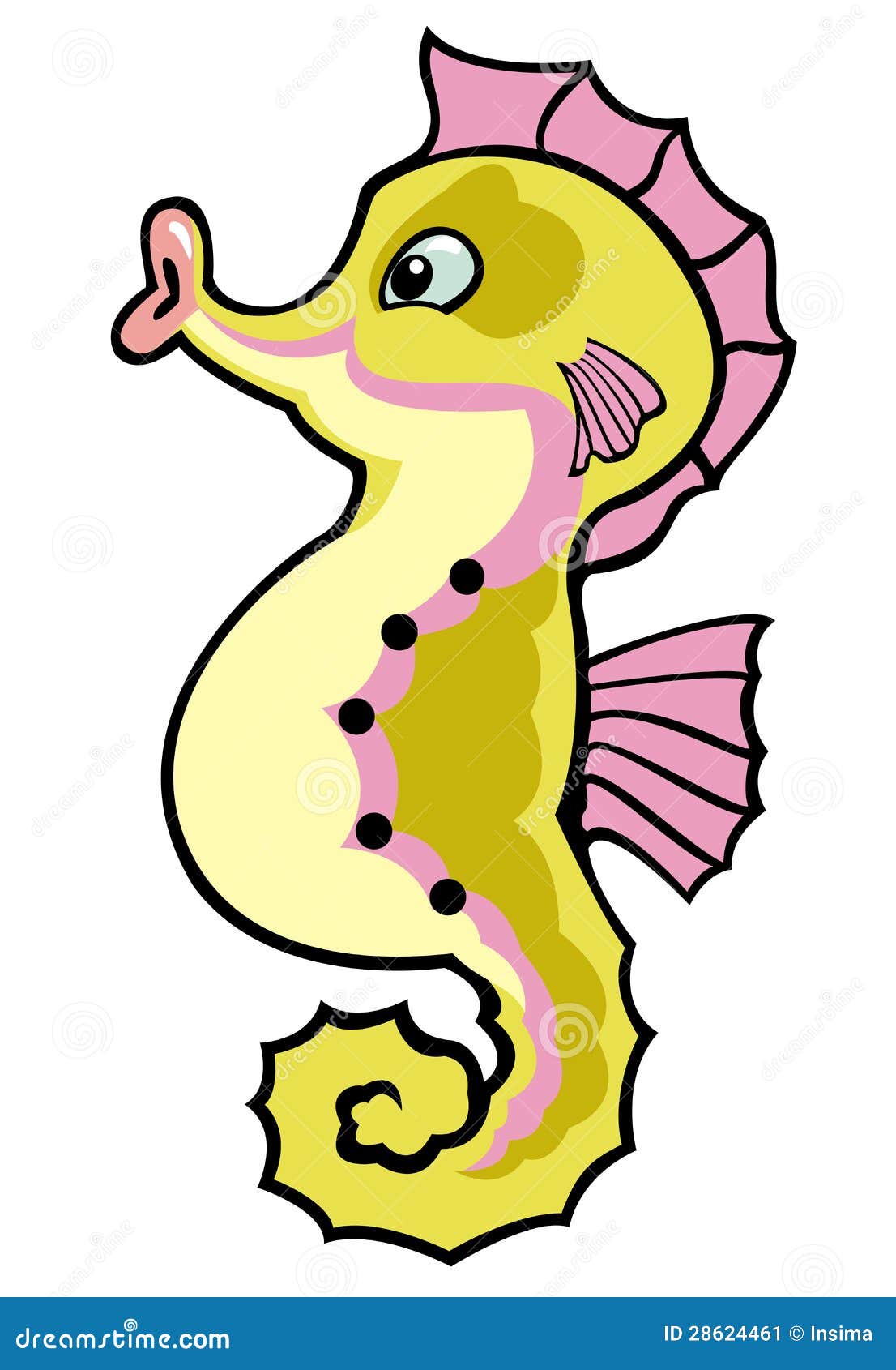 Cartoon Seahorse | CartoonDealer.com #28624461