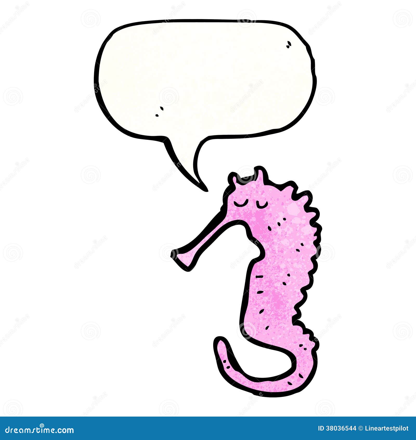 Cartoon seahorse stock vector. Illustration of happy - 38036544