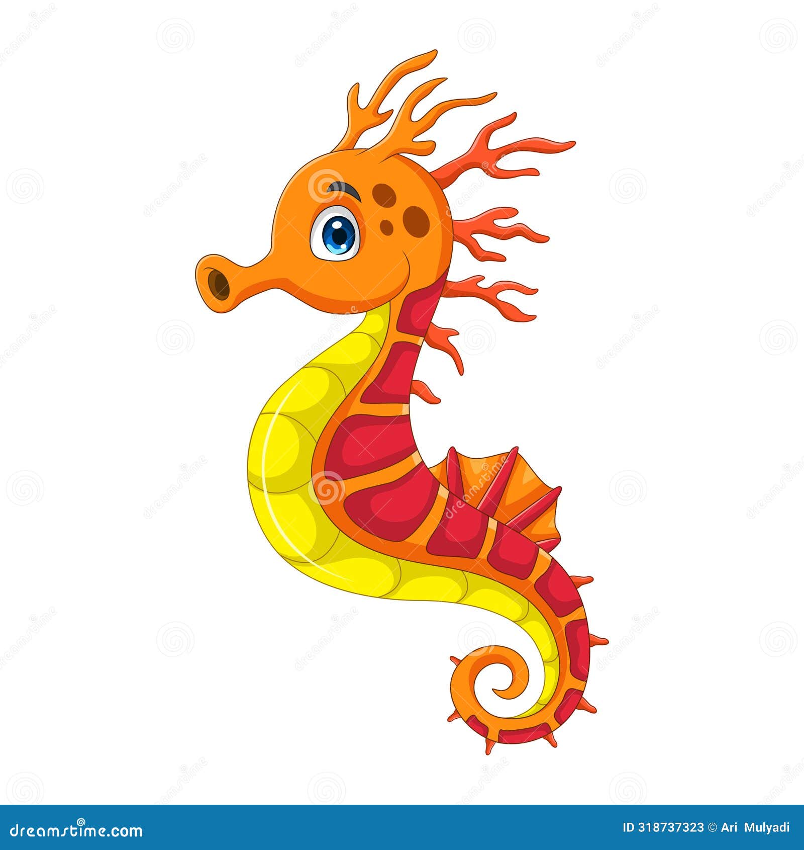Cartoon Seahorse | CartoonDealer.com #28624461