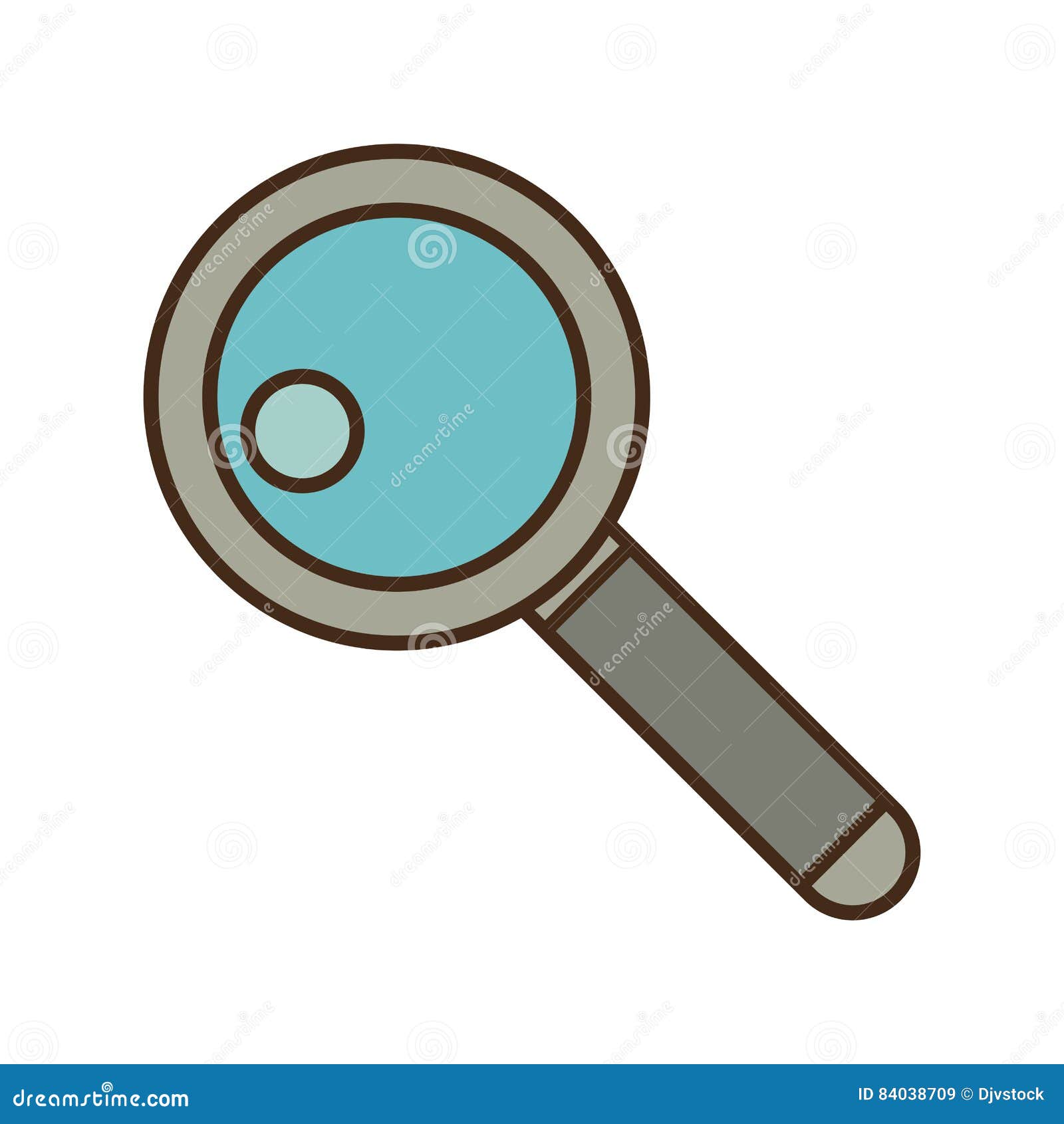 Cartoon Search Web Technology Find Stock Illustration - Illustration of ...
