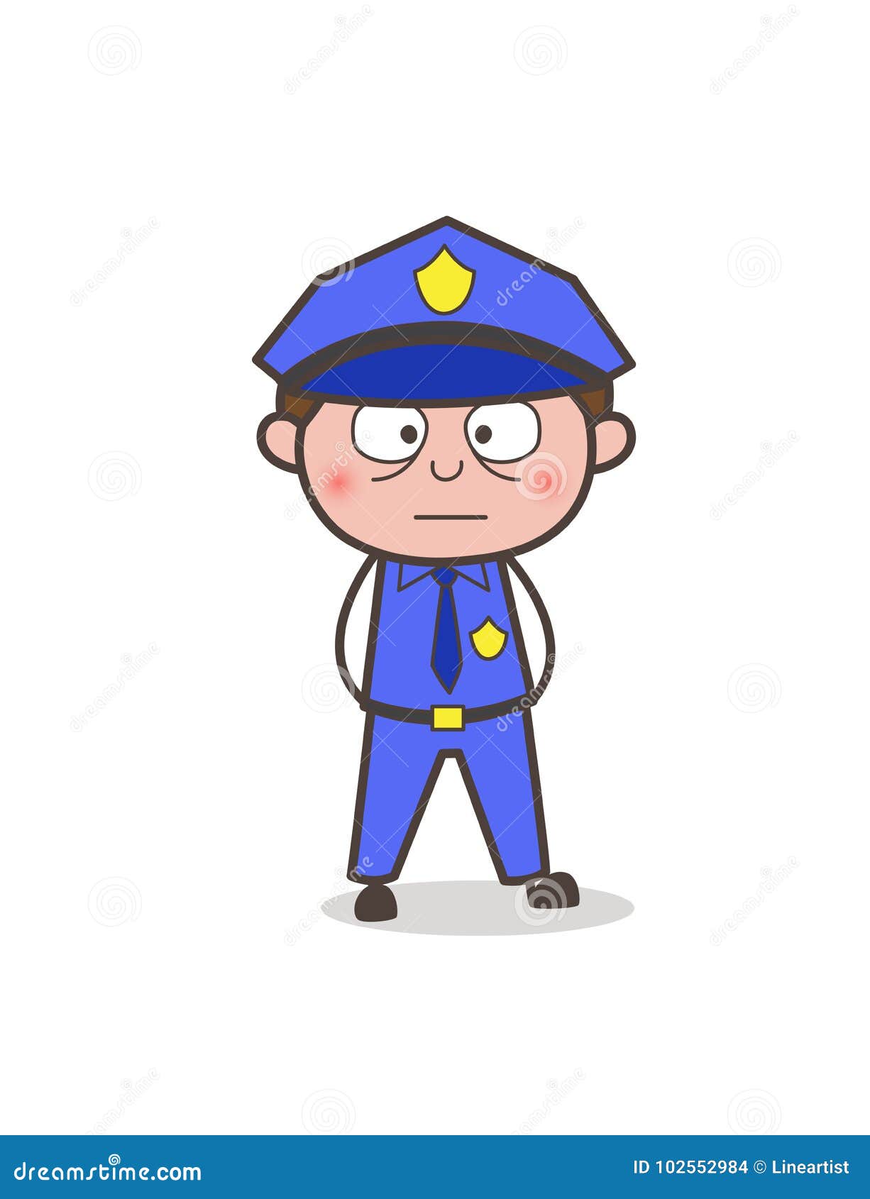 Security Guard's Face Stock Illustrations – 894 Security Guard's Face ...