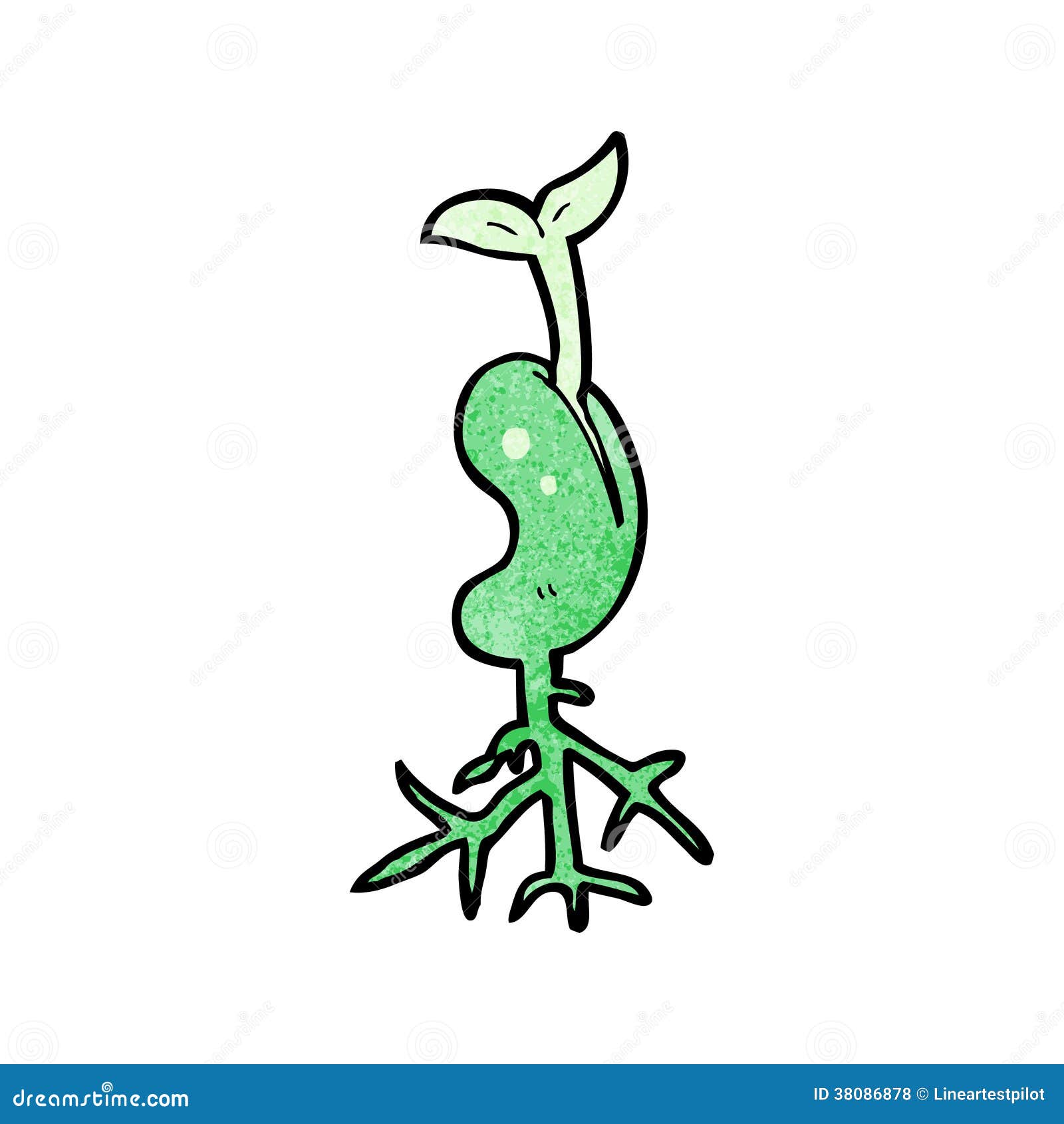 Cartoon seedling stock vector. Illustration of artwork - 38086878
