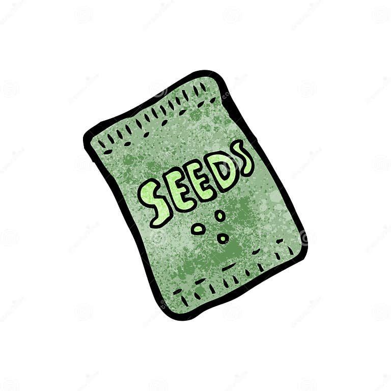 Cartoon seeds stock vector. Illustration of texture, seeds - 38057848