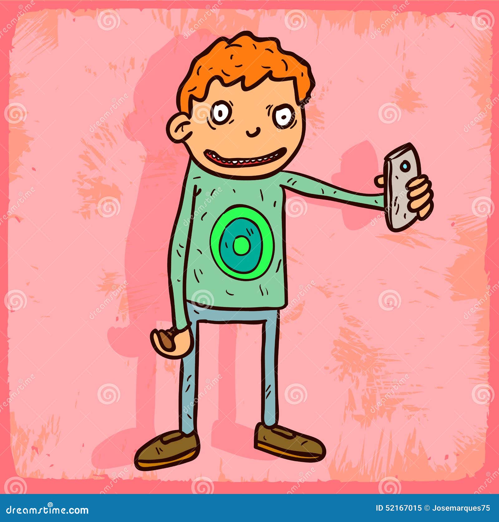 Cartoon Selfie Girls Vector Illustration. | CartoonDealer.com #84313266