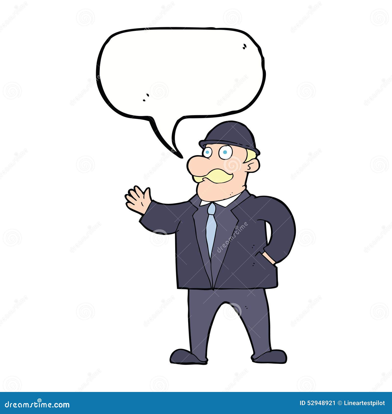 Cartoon Sensible Career Man | CartoonDealer.com #38051463