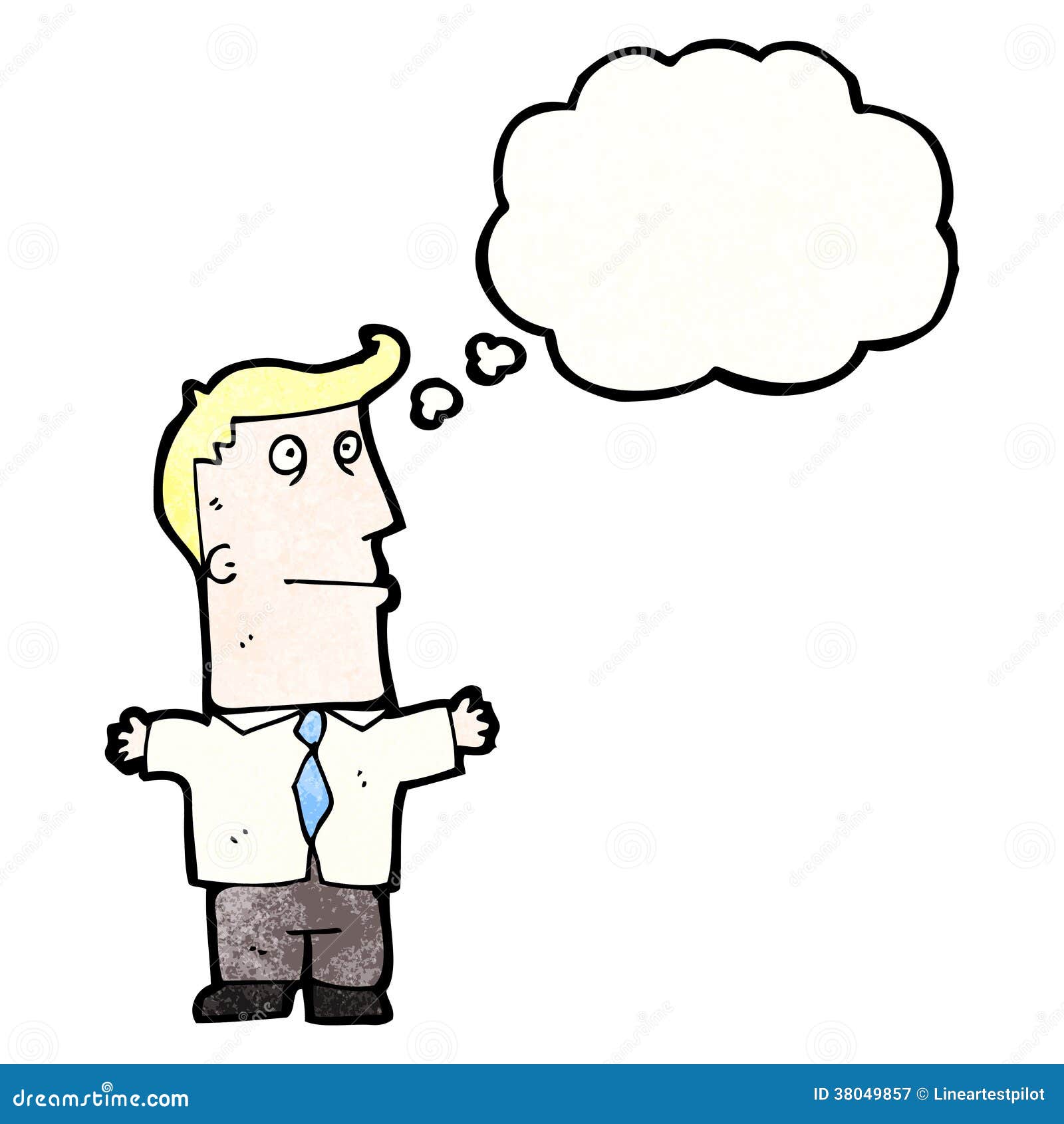 Cartoon Sensible Businessman Stock Vector - Illustration of hand, crazy ...