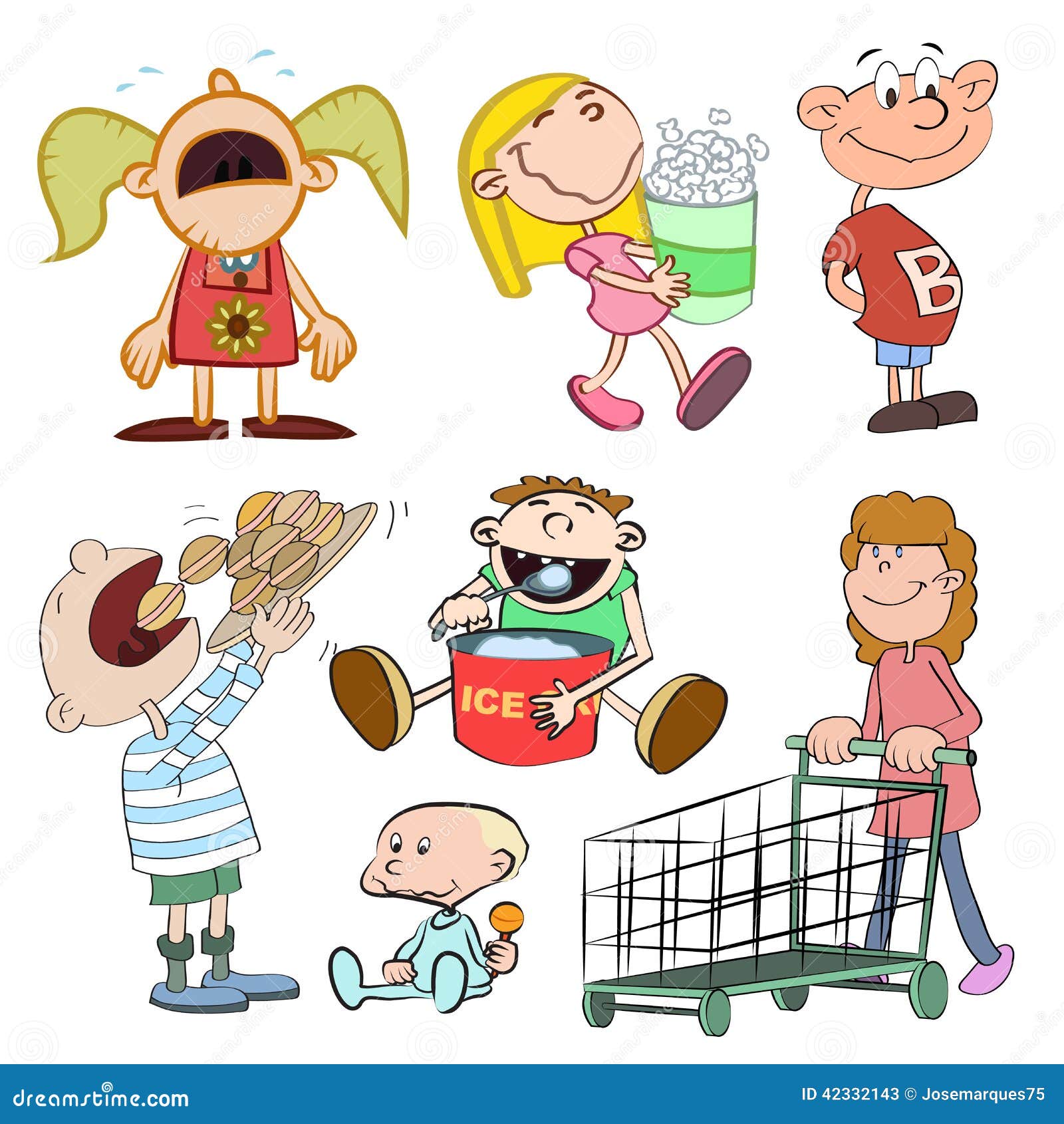 Cartoon Set, Illustration | CartoonDealer.com #42332143
