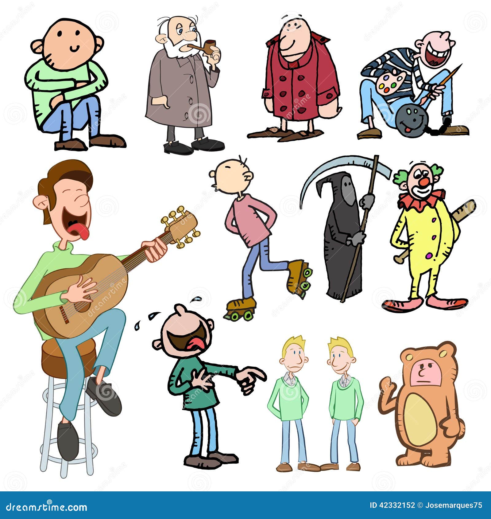 Cartoon set, illustration stock vector. Illustration of bear - 42332152