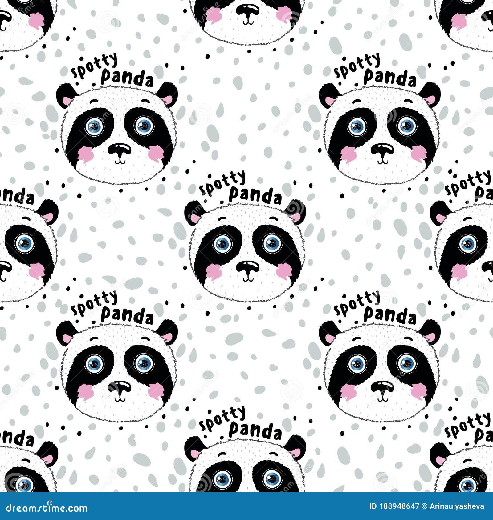 Cartoon Set Vector Animals Face. Funny Head Muzzle Stock Illustration ...