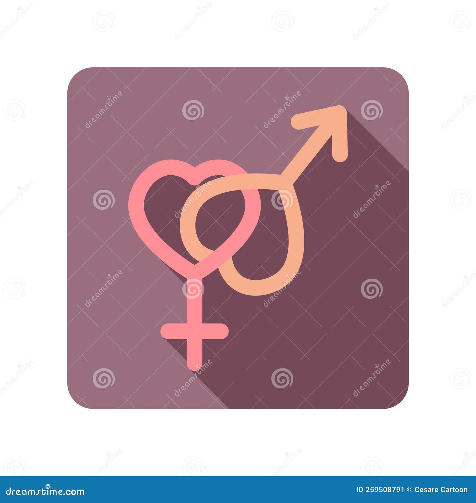 Cartoon Sex Symbol Stock Vector Illustration Of Design 259508791