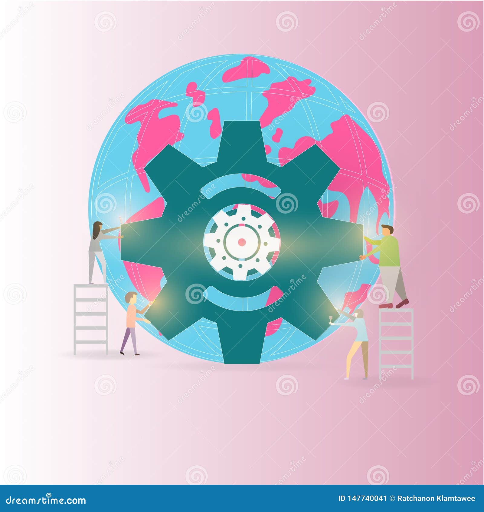 Shape Of Human Brain Of Scienctific Symbols, Formulas And Equations On ...