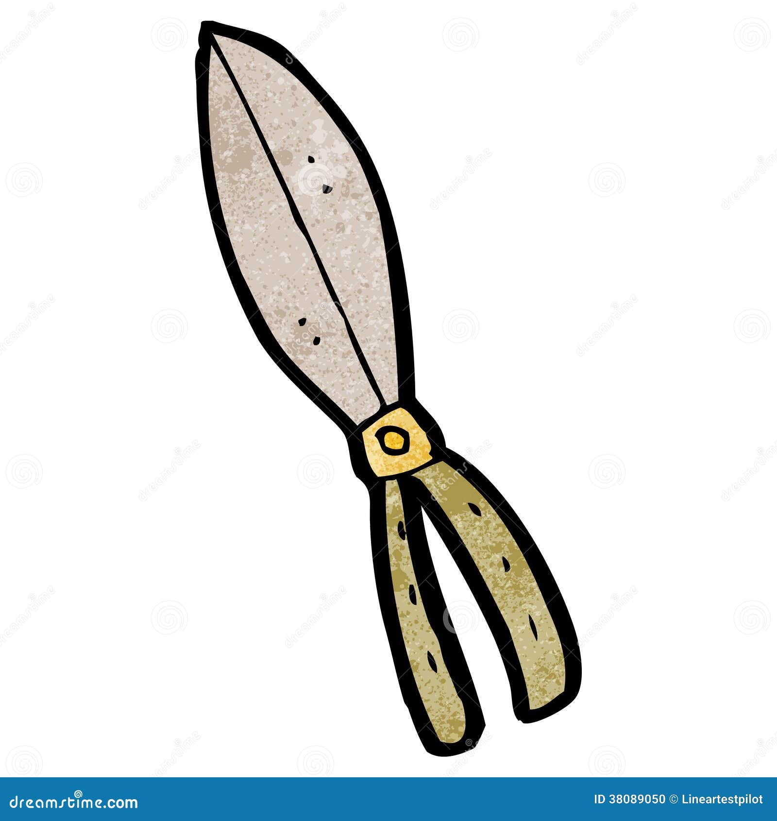 Cartoon shears stock vector. Illustration of silly, shears - 38089050