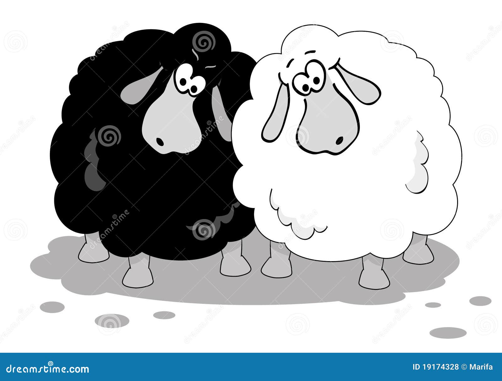 Old Sheep Cartoon