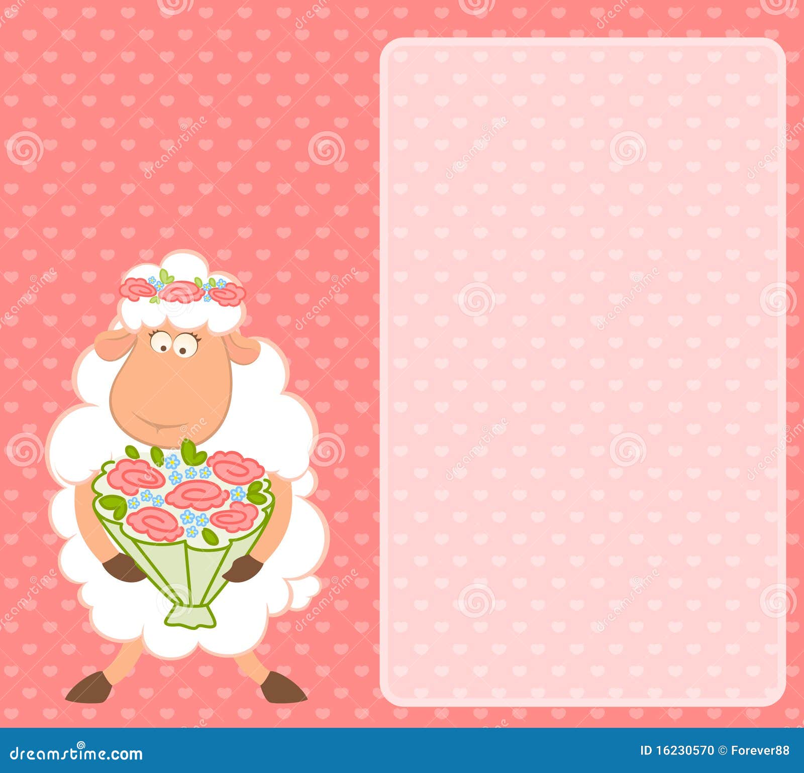 Sheep Married Cartoon Background | CartoonDealer.com #44205547