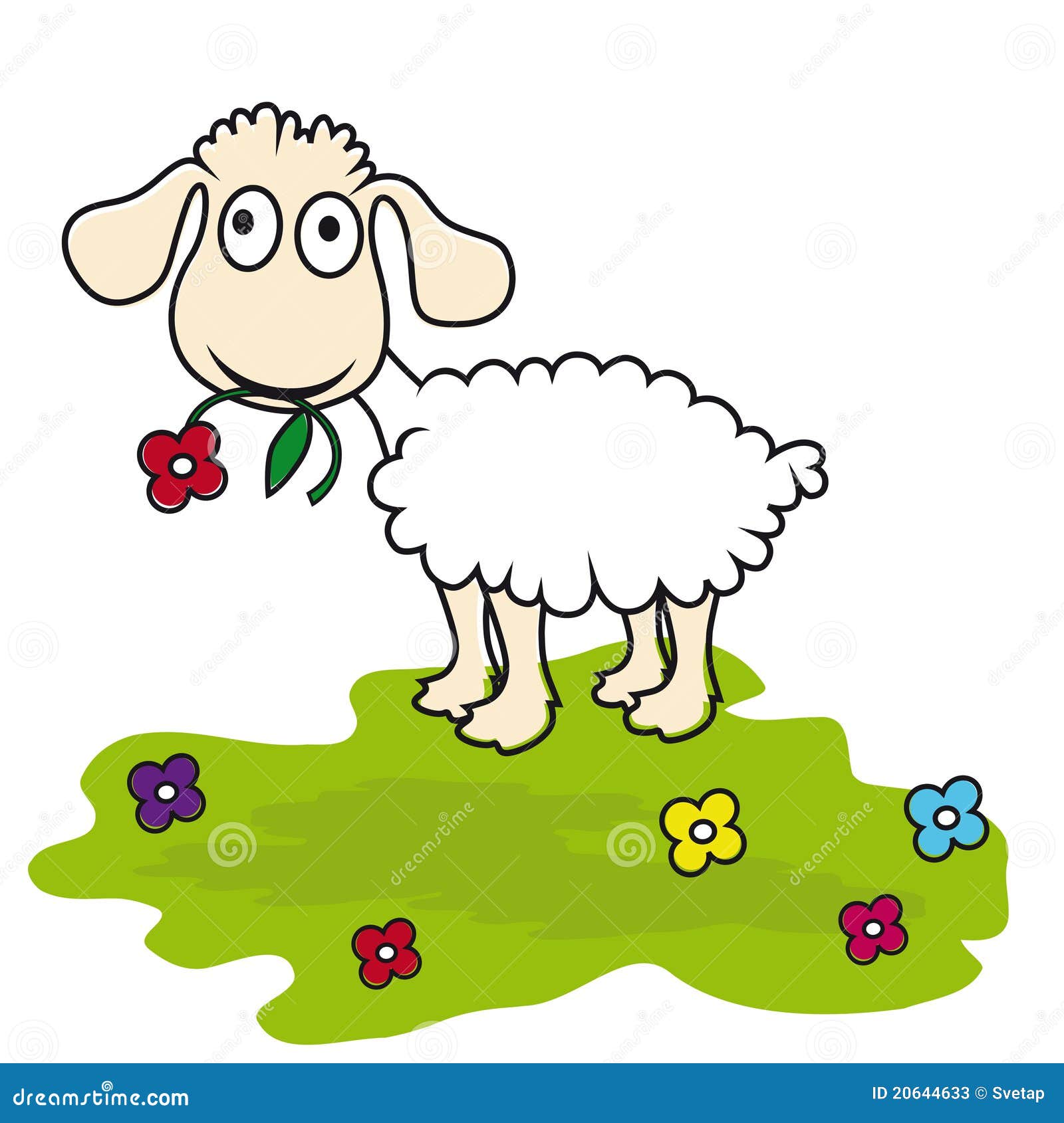 Cartoon Sheep Stock Illustration | CartoonDealer.com #13440208
