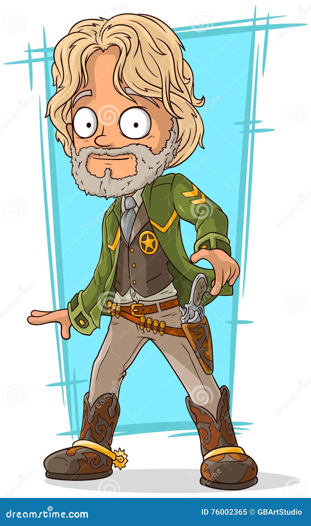 Cartoon Sheriff Character. | CartoonDealer.com #31799023