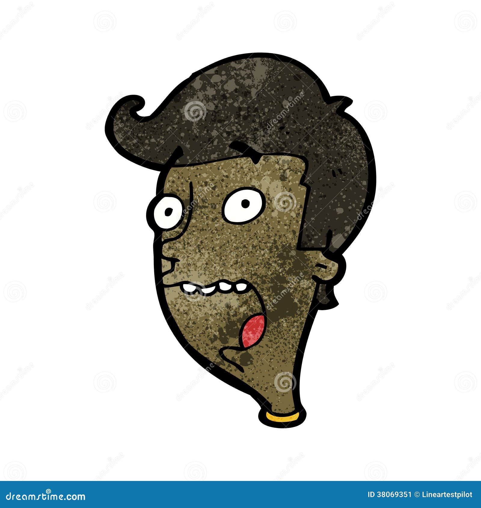 Cartoon shocked boy stock vector. Illustration of drawing - 38069351