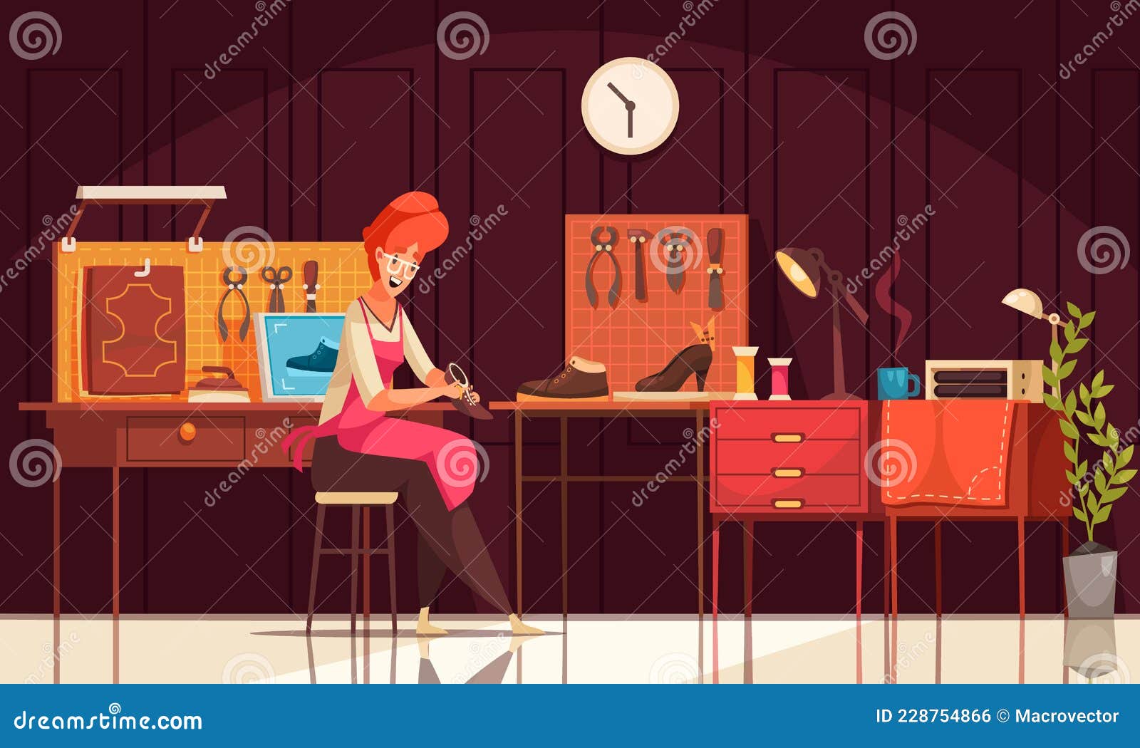 Cartoon Shoemaker, Cobbler | CartoonDealer.com #105689639