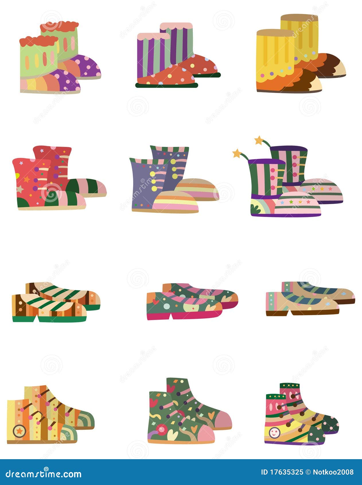 Cartoon shoes icon stock vector. Illustration of shoes - 17635325