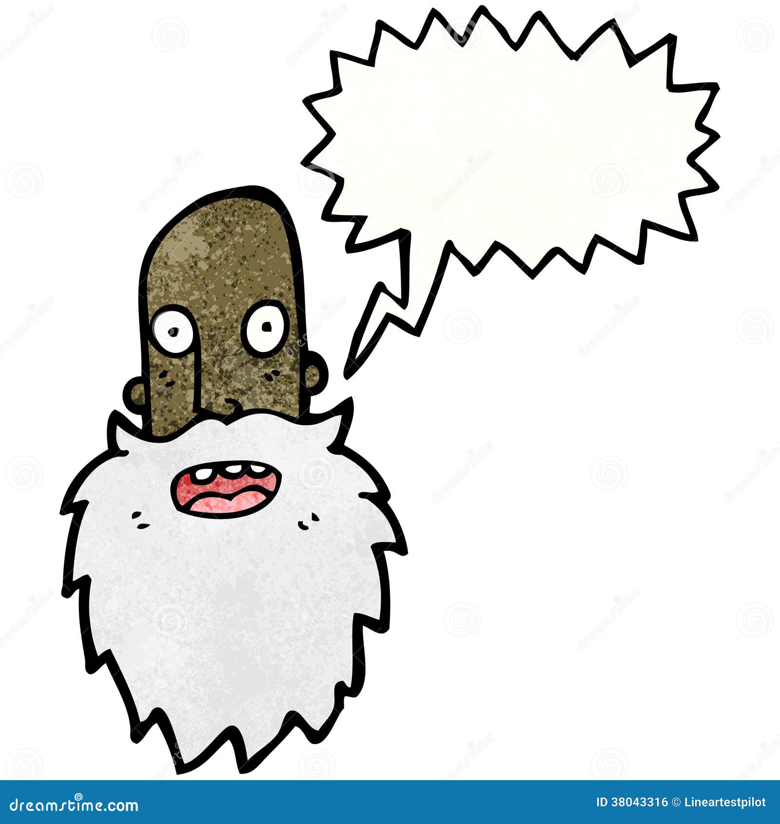 Cartoon shouting old man stock vector. Illustration of retro - 38043316