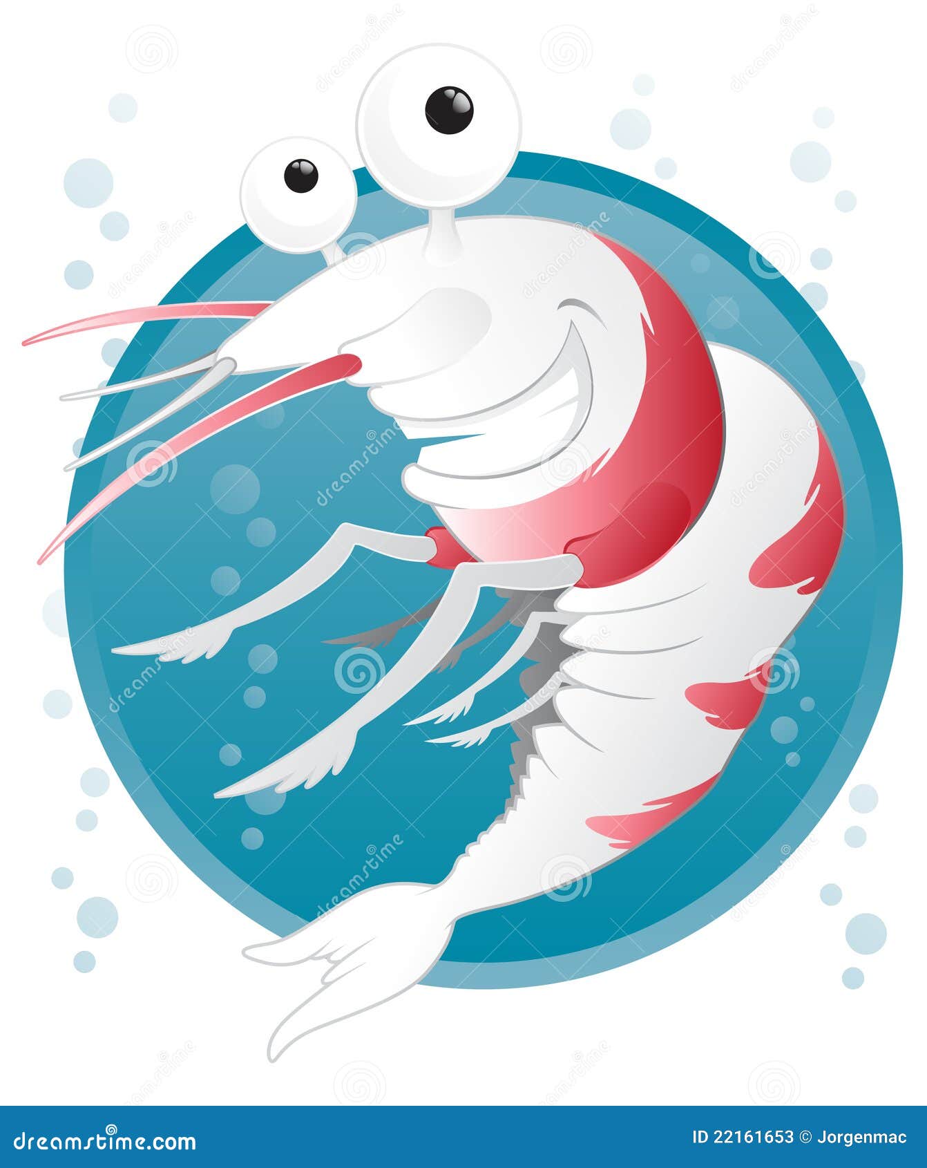 Cartoon Shrimp stock vector. Illustration of cute, sketching - 22161653