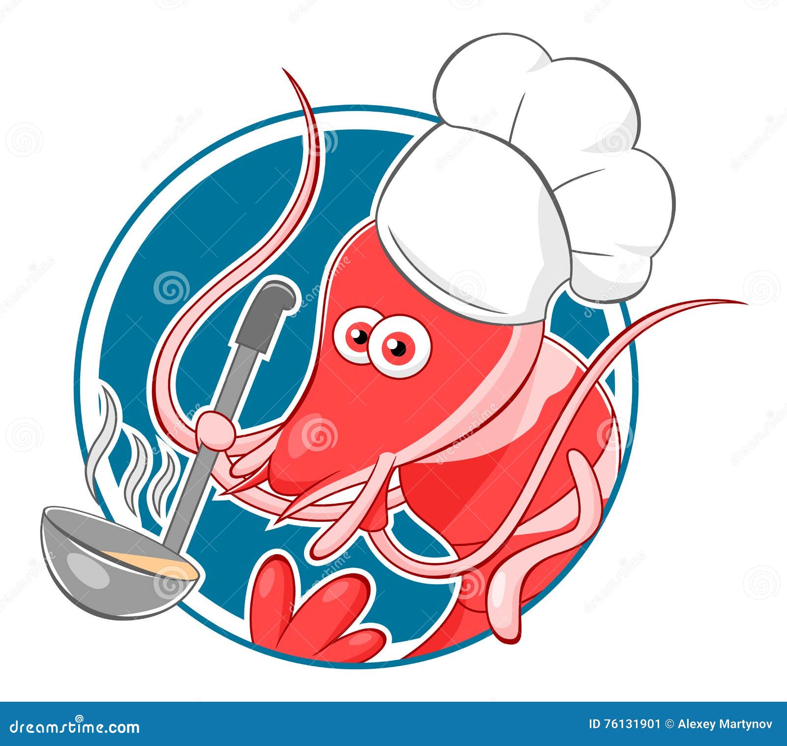 Cartoon Shrimp Chef | CartoonDealer.com #76131901