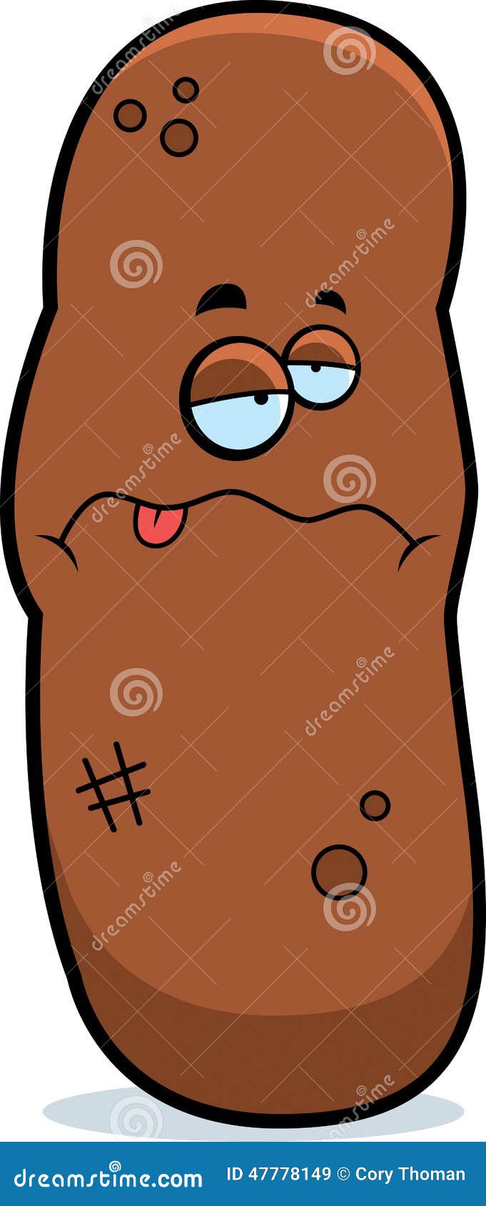 Cartoon Sick Turd stock vector. Illustration of poop - 47778149